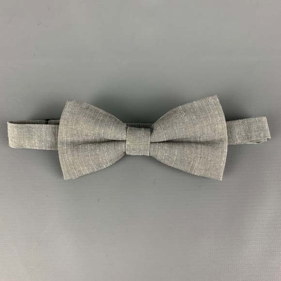 Vintage | Accessories | Vintage Grey Solid Bow Tie | Poshmark